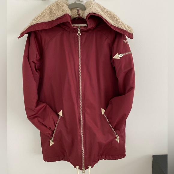 Nikita | Jackets & Coats | Nikita Vintage Burgundy Jacket With Furry ...